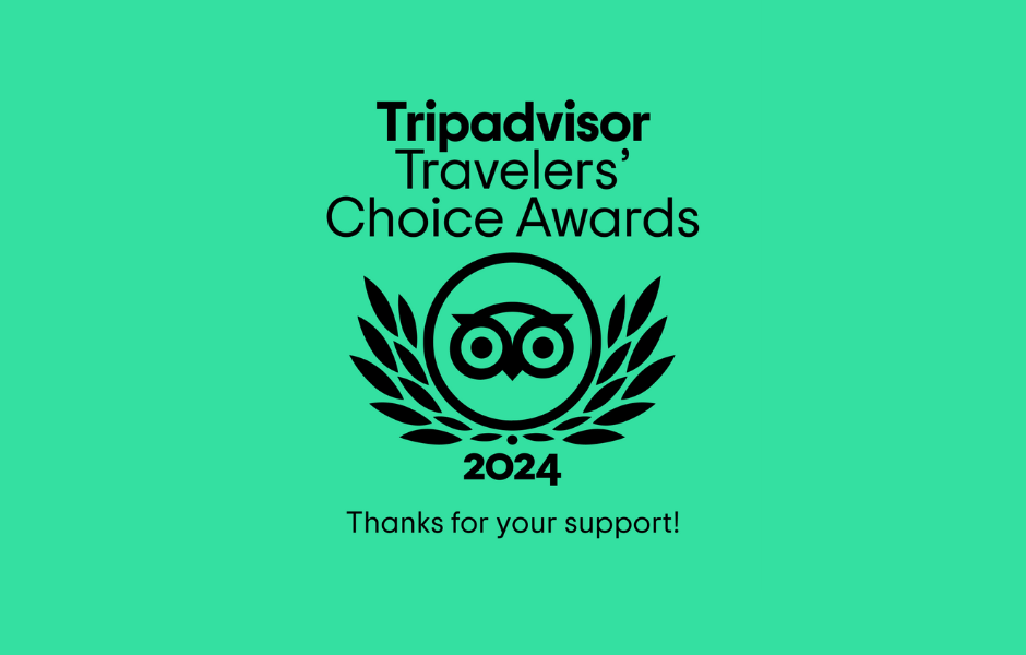 Prêmio Tripadvisor Travelers' Choice 2024 pelo quarto ano consecutivo ...